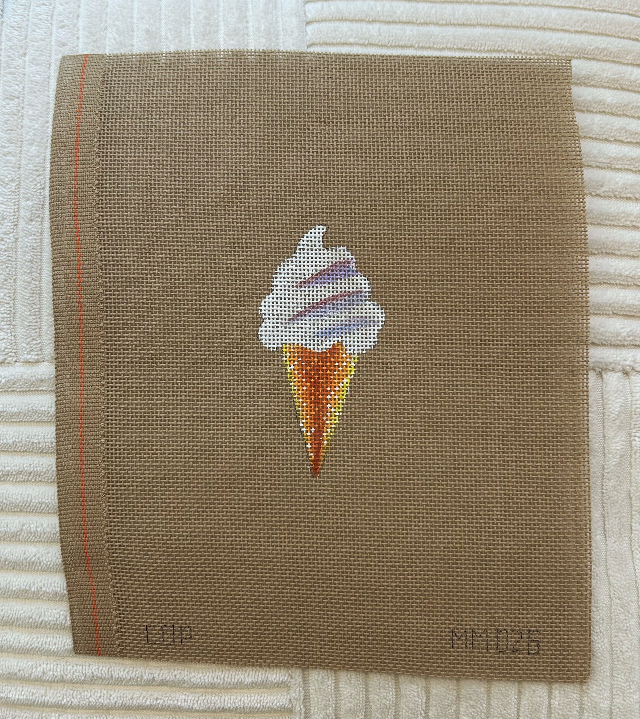 Ice Cream Cone - Colors of Praise - Needlepoint Canvas 18 mesh – S & J ...