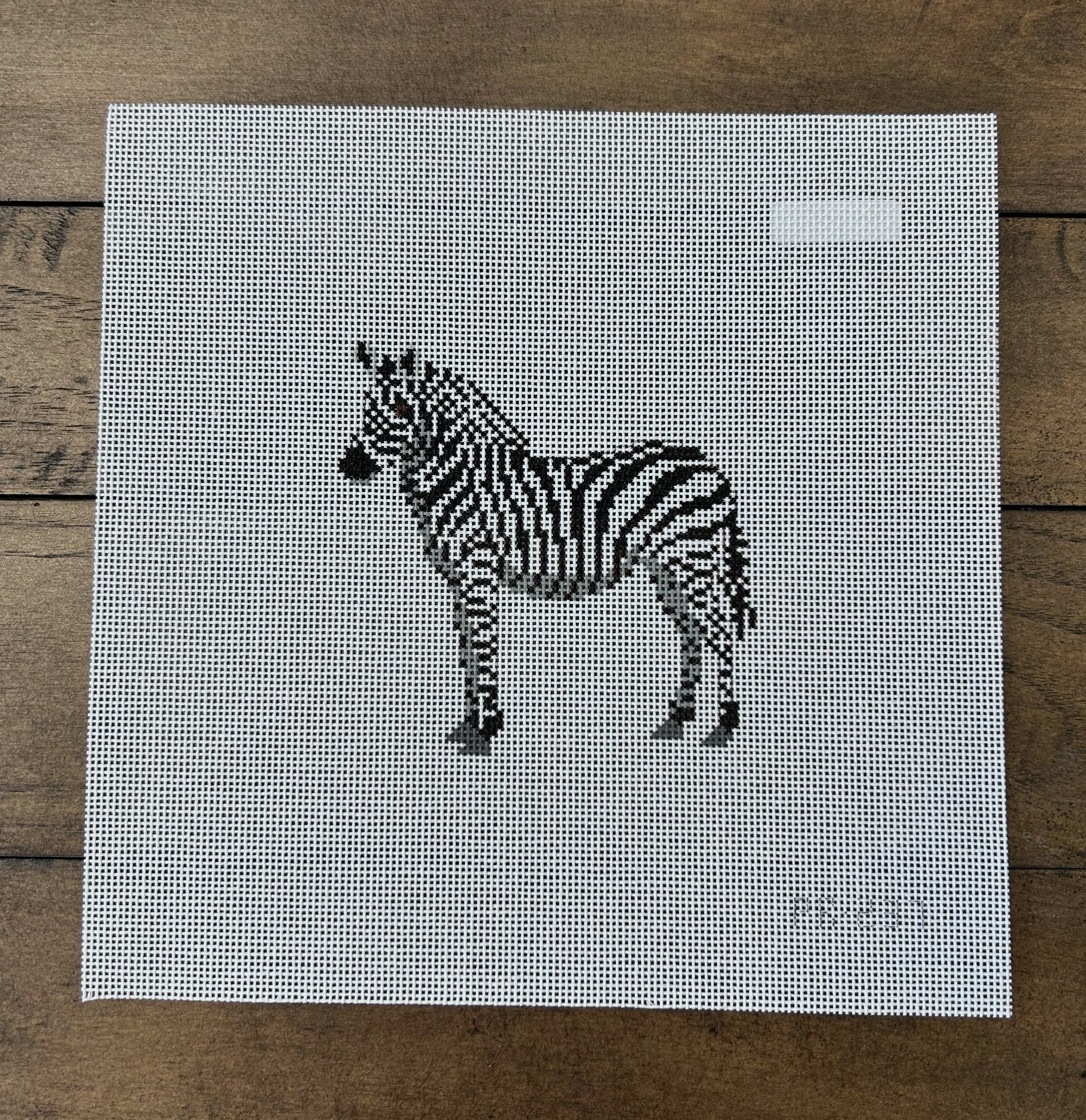 African Zebra - Pip & Roo - Needlepoint Canvas 13 mesh – S & J Needleworks